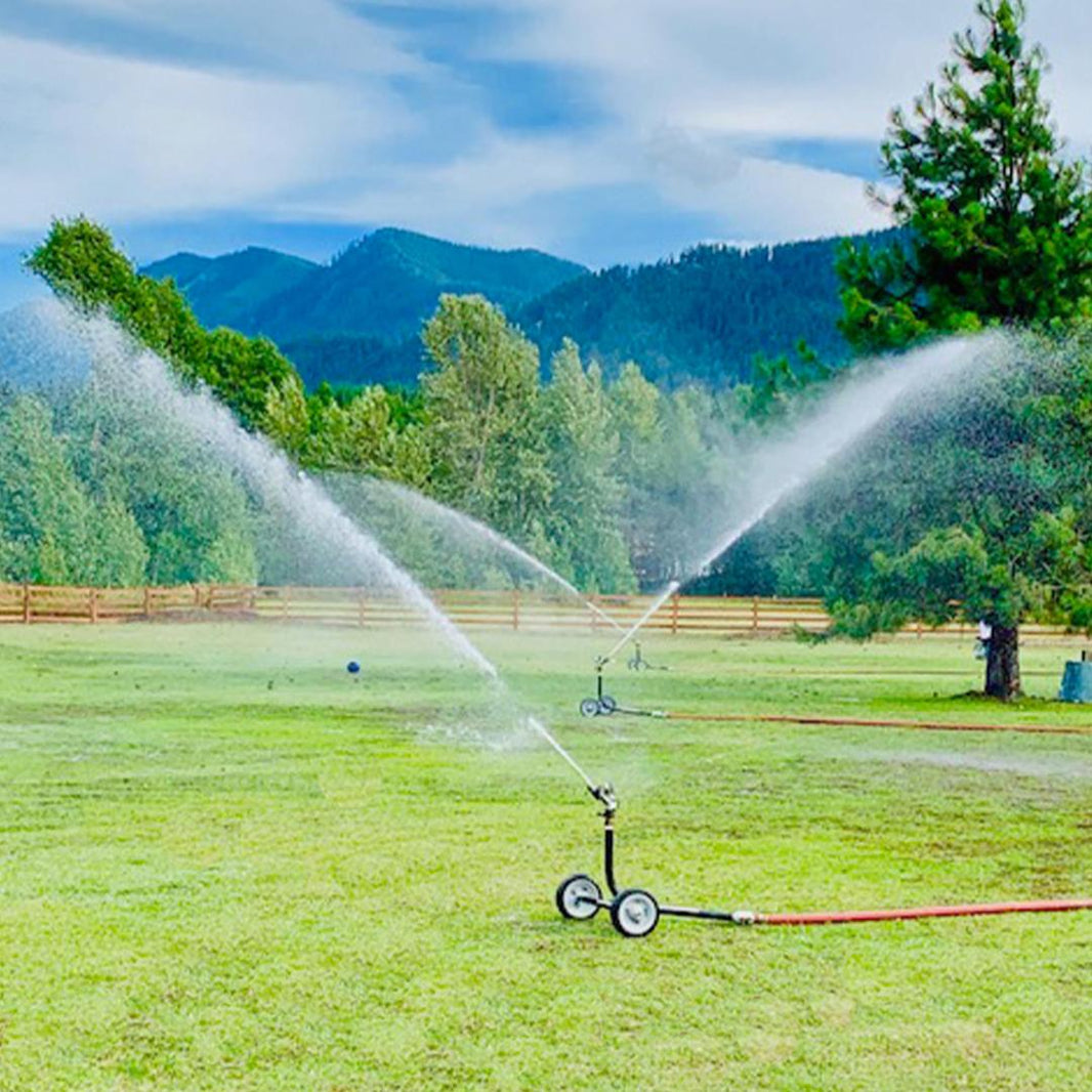 Big Gun Sprinkler On Wheels | Irrigation Sprinkler Carts – Big Sprinkler